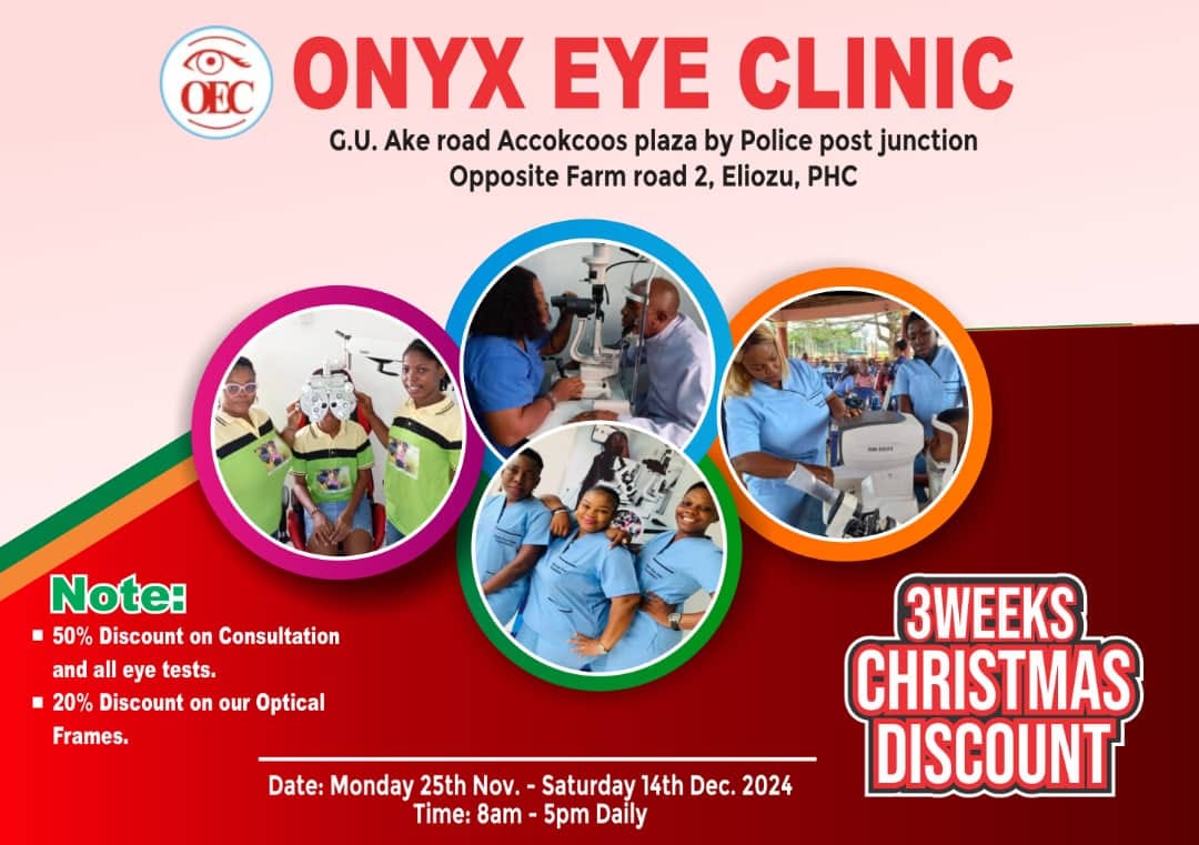 Say NO to Blindness, Celebrate the Holidays with Onyx Eye Clinic: Festive Discounts - Media One