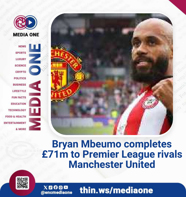 Bryan Mbuemo has officially joined Manchester United... - Media One